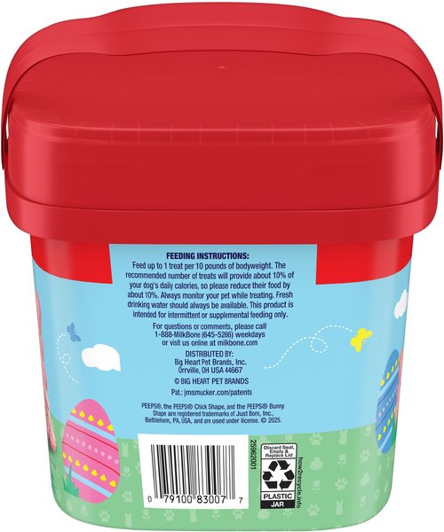 Temporarily Unavailable - MILK-BONE PEEPS Dog Treats, 22-oz pail - Chewy.com