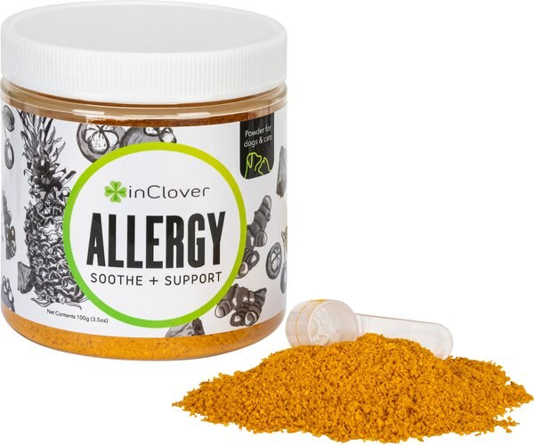 INCLOVER Allergy Powder Supplement for Dogs & Cats, 100-gm jar - Chewy.com