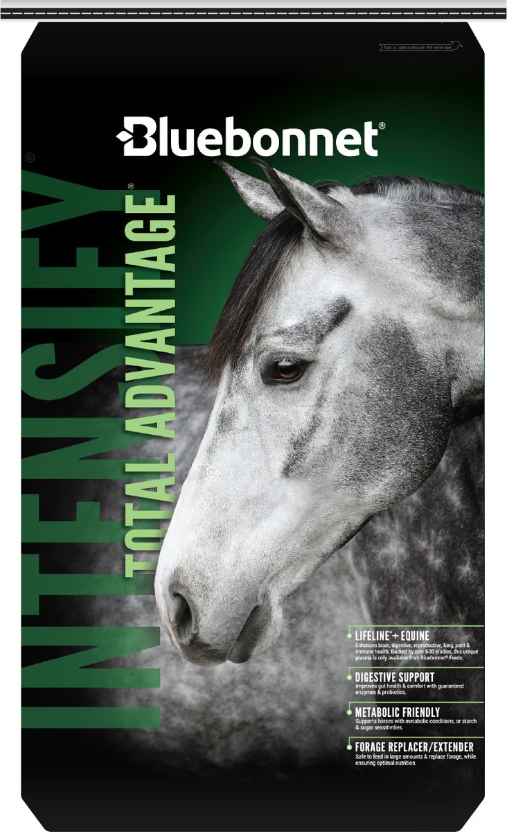 BLUEBONNET FEEDS Intensify Total Advantage Complete Low Starch Horse ...