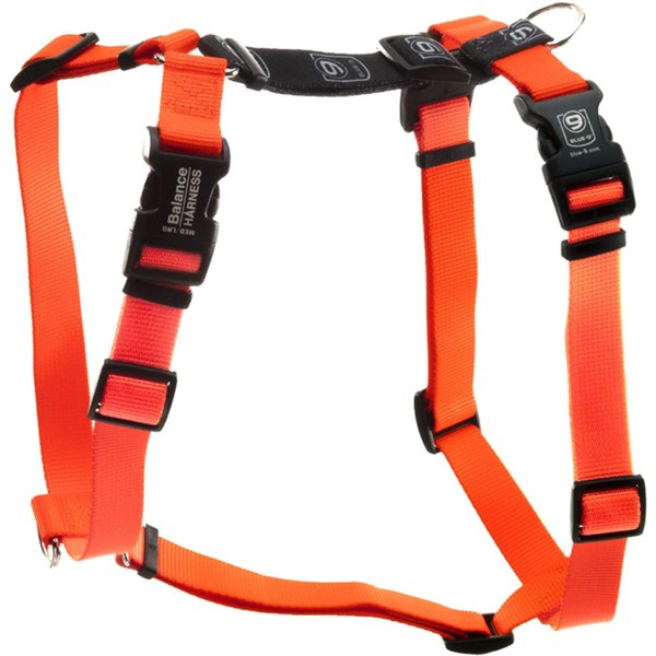 BLUE-9 Pet Products Buckle-Neck Balance Dog Harness, Orange, Large: 29 ...