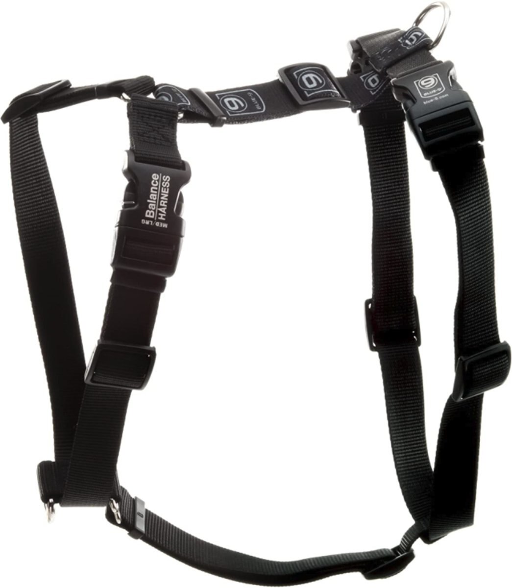 BLUE-9 Balance No-Pull Dog Harness, Black, Large: 29 to 43.5-in chest ...