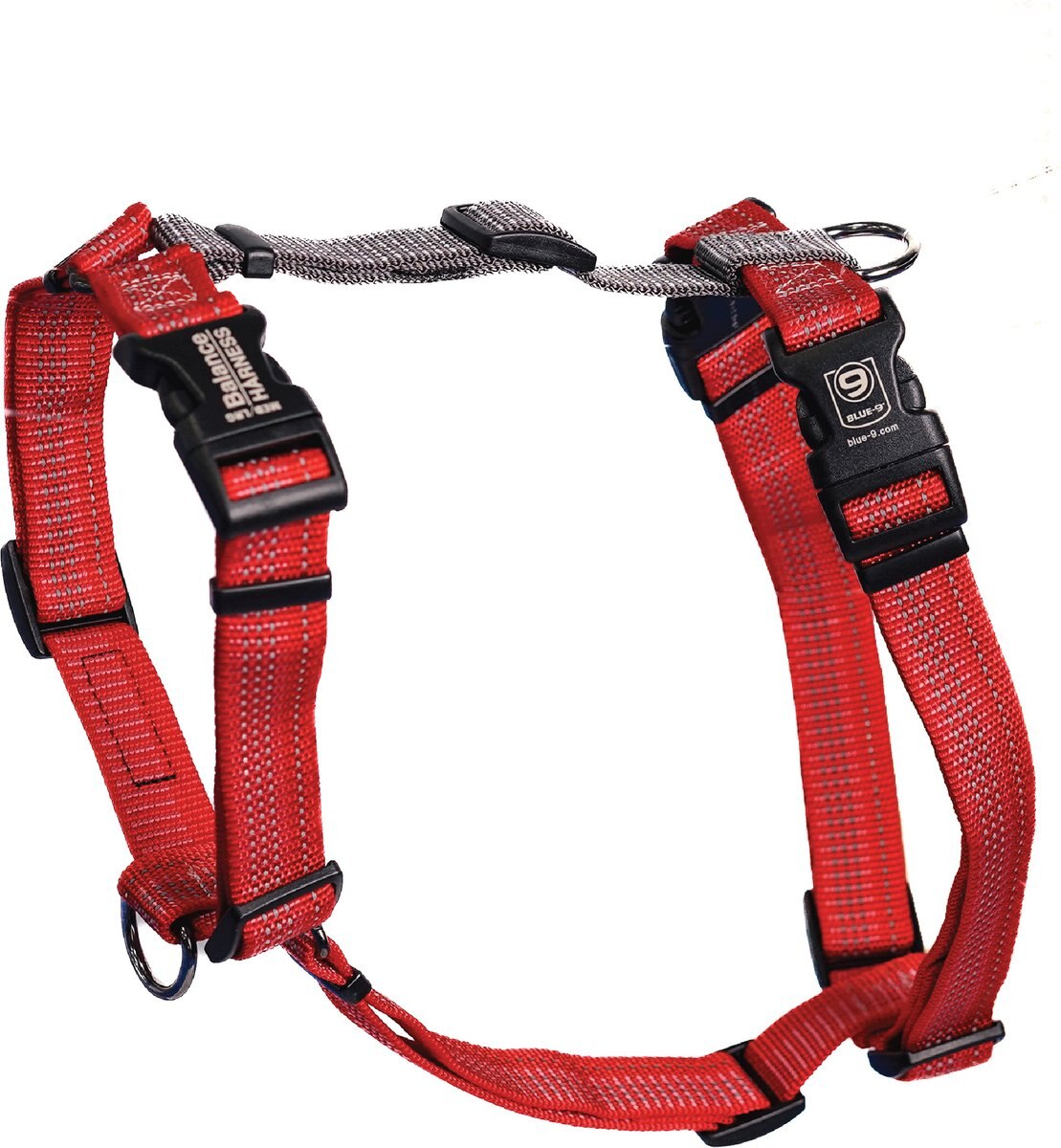 BLUE-9 Reflective Balance No-Pull Dog Harness, Red Ember, Large: 29 to ...
