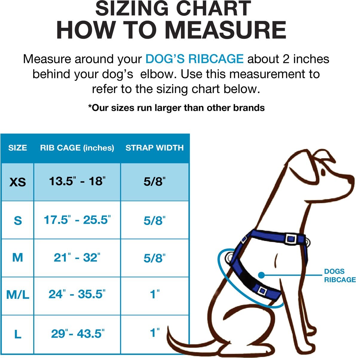 BLUE-9 Pet Products Buckle-Neck Balance Dog Harness, Sky Blue, X-Small ...