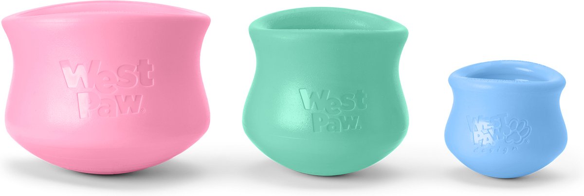 WEST PAW Limited Edition Toppl Dog Toy, Bubblegum, Large - Chewy.com