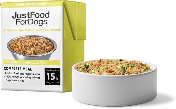 JUSTFOODFORDOGS Veterinary Diet PantryFresh Hepatic Support Low Fat ...