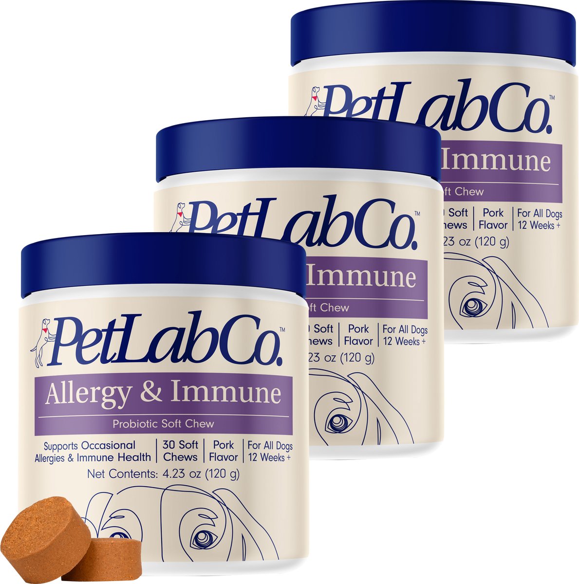 Out of Stock - PETLAB CO. Allergy & Immune Probiotic Chew Supplement ...