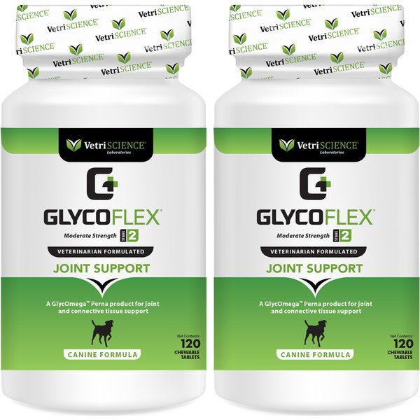 VETRISCIENCE GlycoFlex Stage 3 Chicken Flavored Chewable Tablets Joint ...