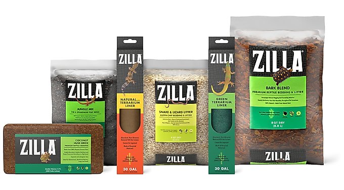 ZILLA Ground English Walnut Shell Reptile Bedding, 5-qt bag - Chewy.com