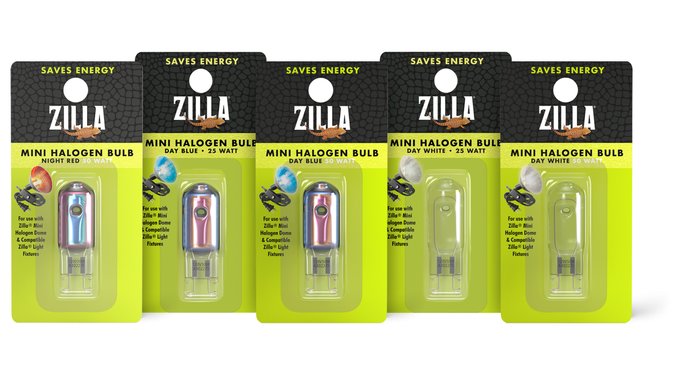 ZILLA Light & Heat Mini Halogen Bulb for Reptile Terrariums, Day White ...