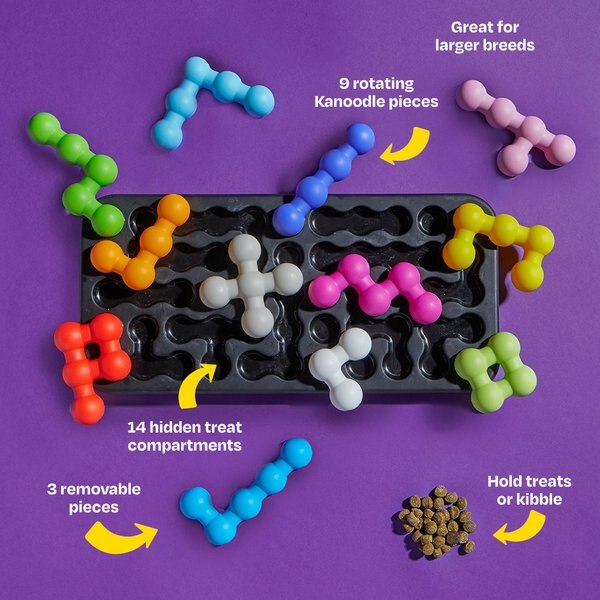 BRIGHTKINS Kanoodle Puzzle Dog Toy, Large - Chewy.com