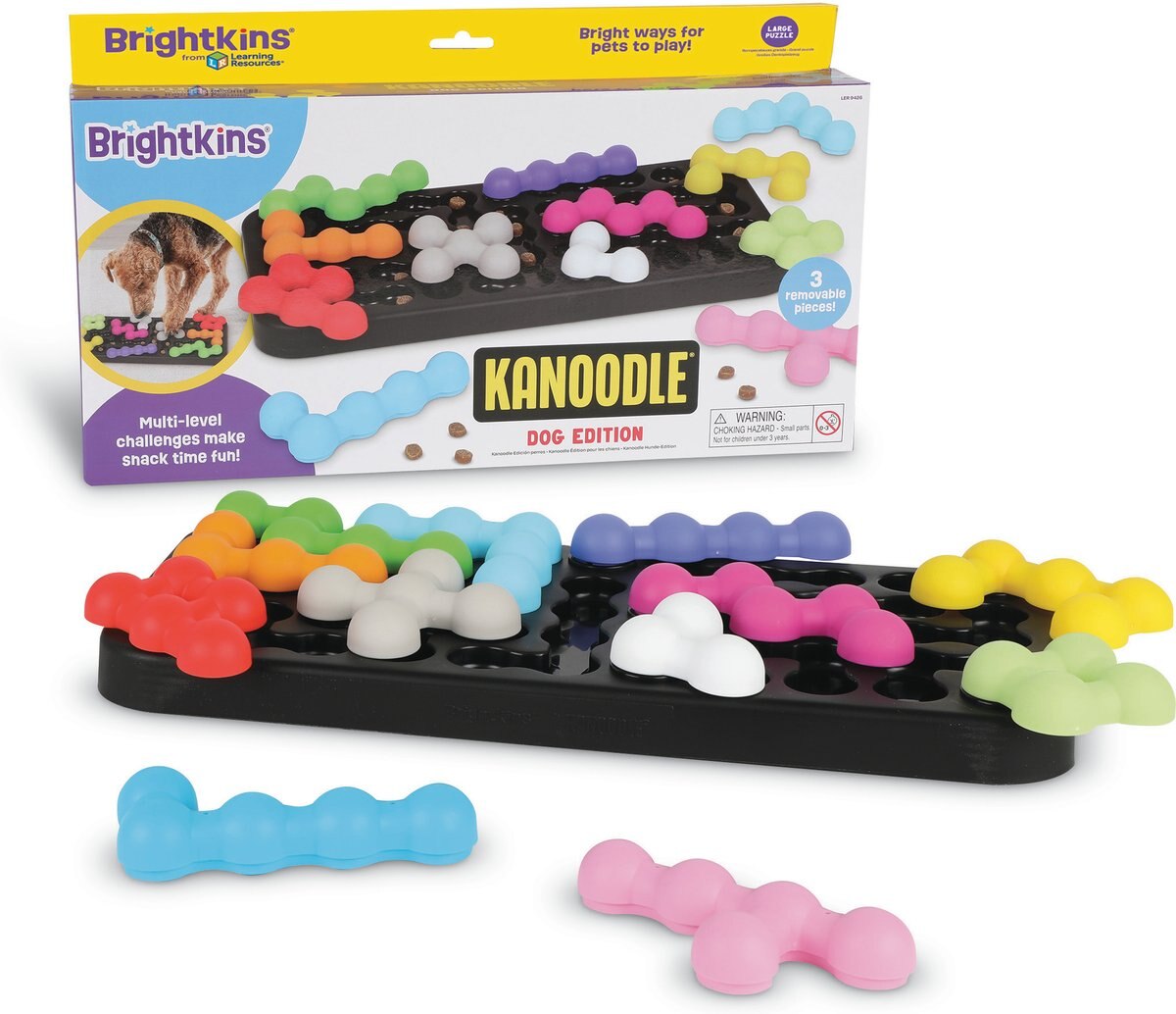 BRIGHTKINS Kanoodle Puzzle Dog Toy, Large - Chewy.com