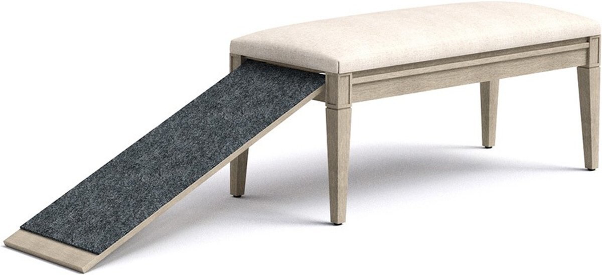 OIC PET Barkley Cat & Dog Bench Ramp, Canyon Gray - Chewy.com