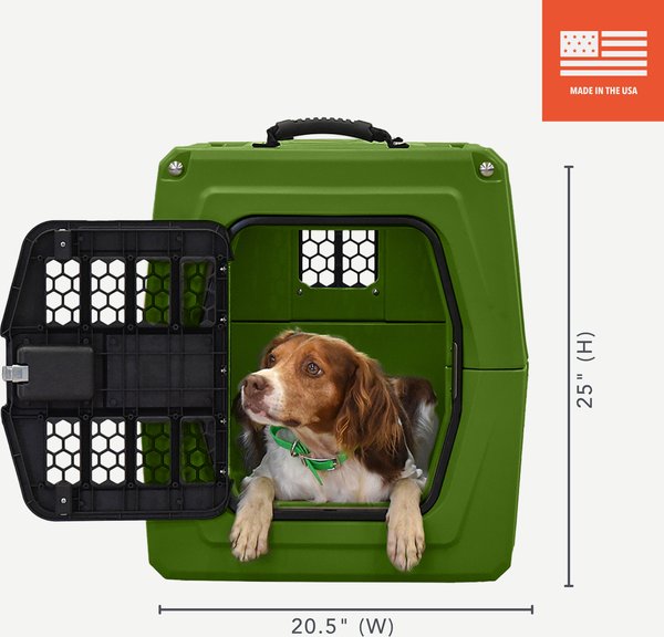 GUNNER G1 Double-Walled Dog Kennel, Duck Green, Medium - Chewy.com