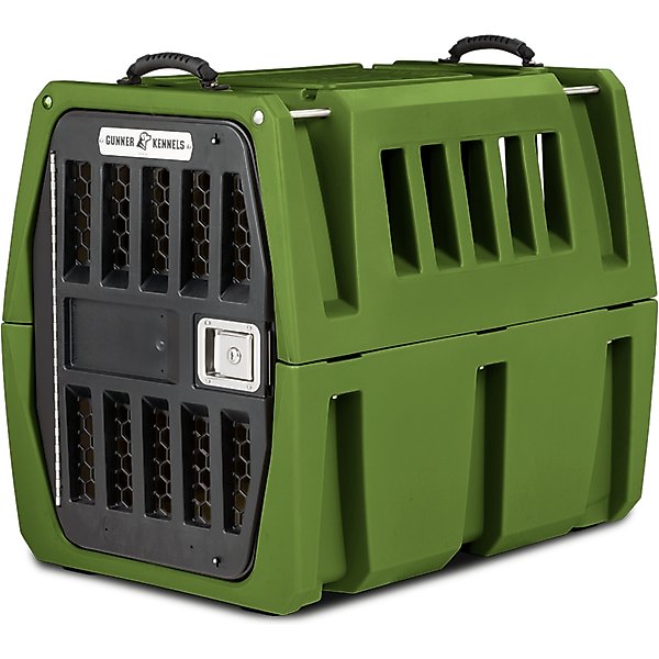 GUNNER G1 Double-Walled Dog Kennel, Duck Green, Intermediate - Chewy.com