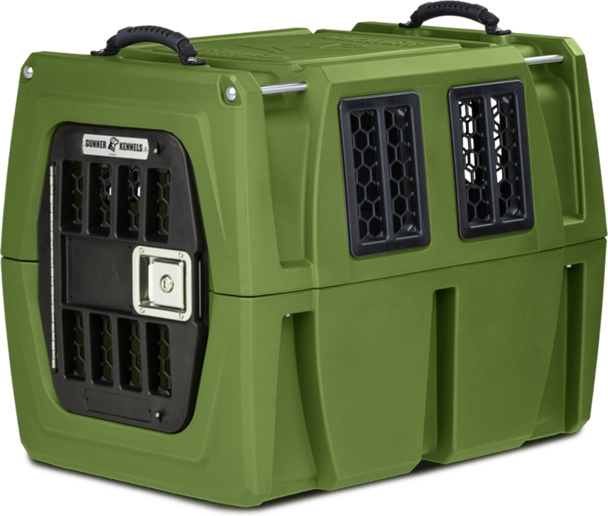 GUNNER G1 Double-Walled Dog Kennel, Duck Green, Medium - Chewy.com