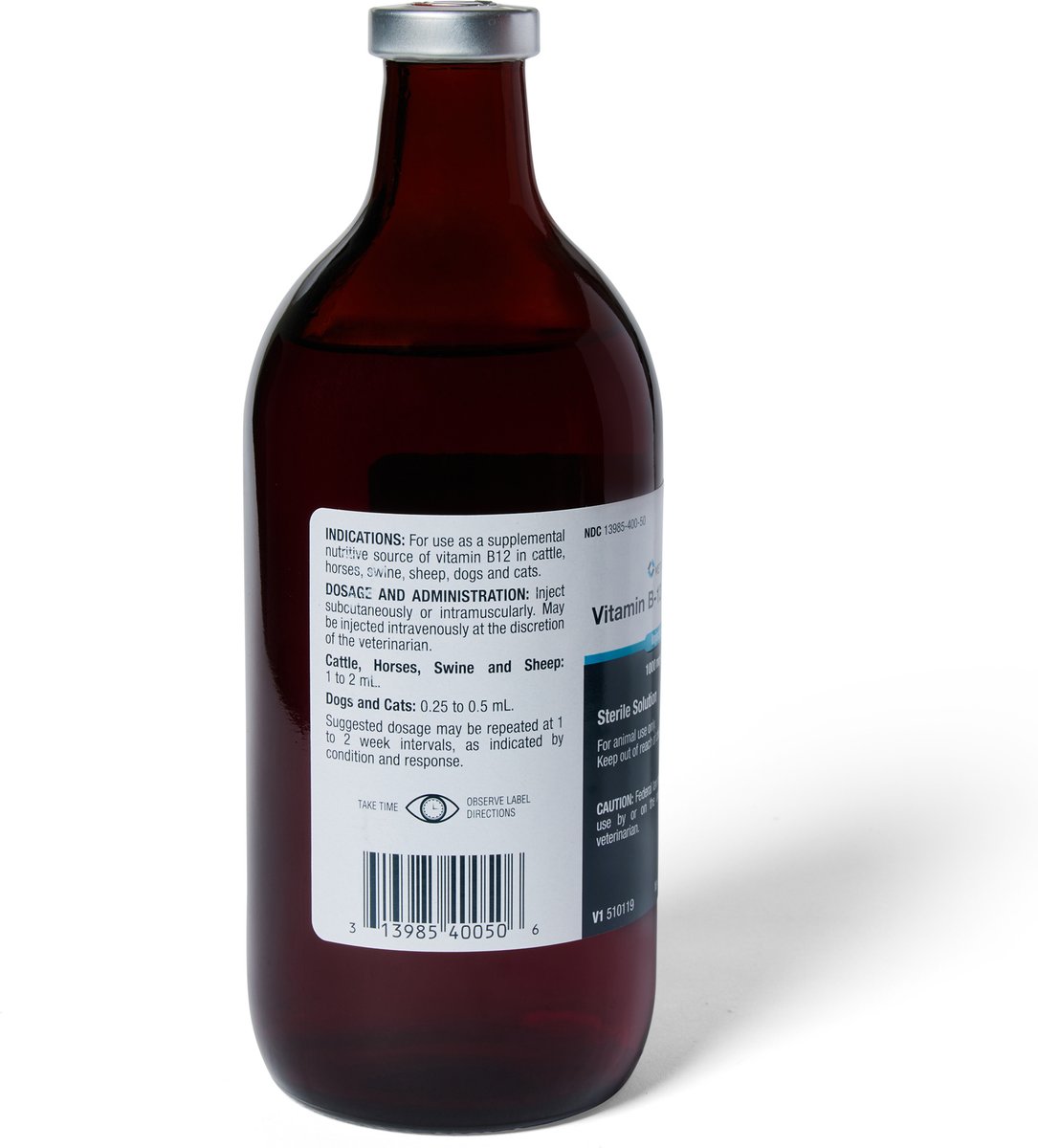 VITAMIN B12 (Generic) Injectable Solution, 1000-mcg/mL, 500-mL vial ...