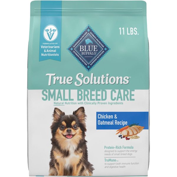 BLUE BUFFALO True Solutions Small Breed Care Formula Adult Dry Dog Food ...