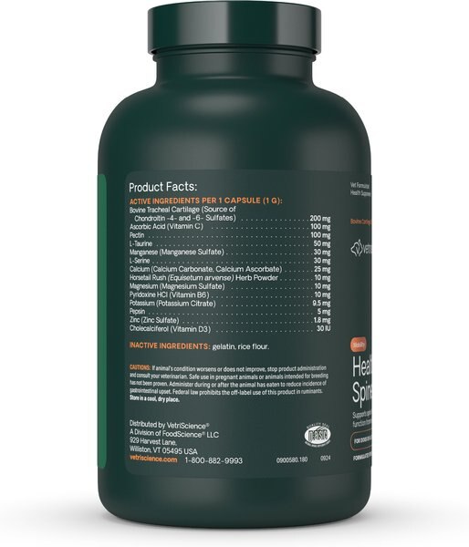 VETRISCIENCE Vetri Disc Capsules Joint Supplement for Dogs, 180 count ...