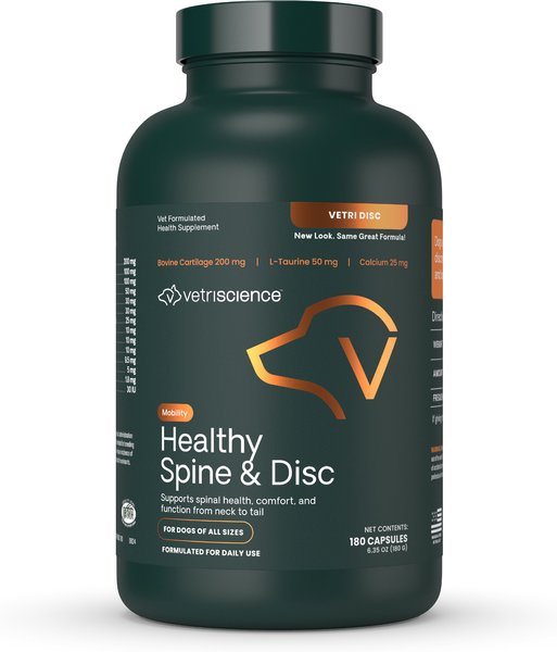 VETRISCIENCE Vetri Disc Capsules Joint Supplement for Dogs, 180 count ...