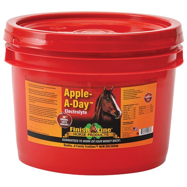 FINISH LINE Apple-A-Day Electrolyte Apple Flavor Powder Horse ...