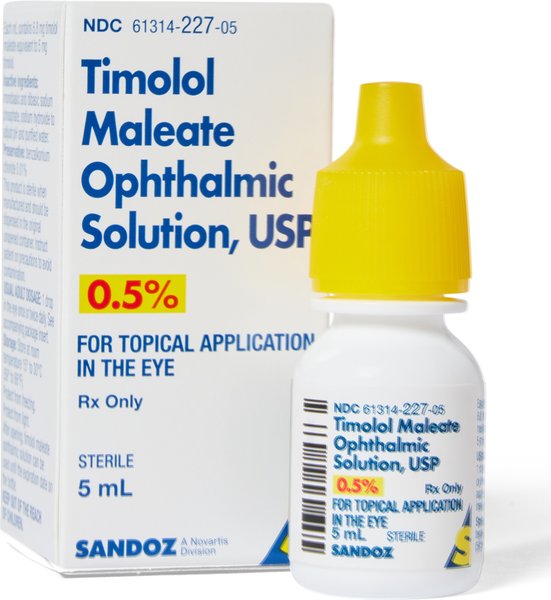 TIMOLOL Maleate (Generic) Ophthalmic Solution 0.5%, 5-mL - Easy Refills ...