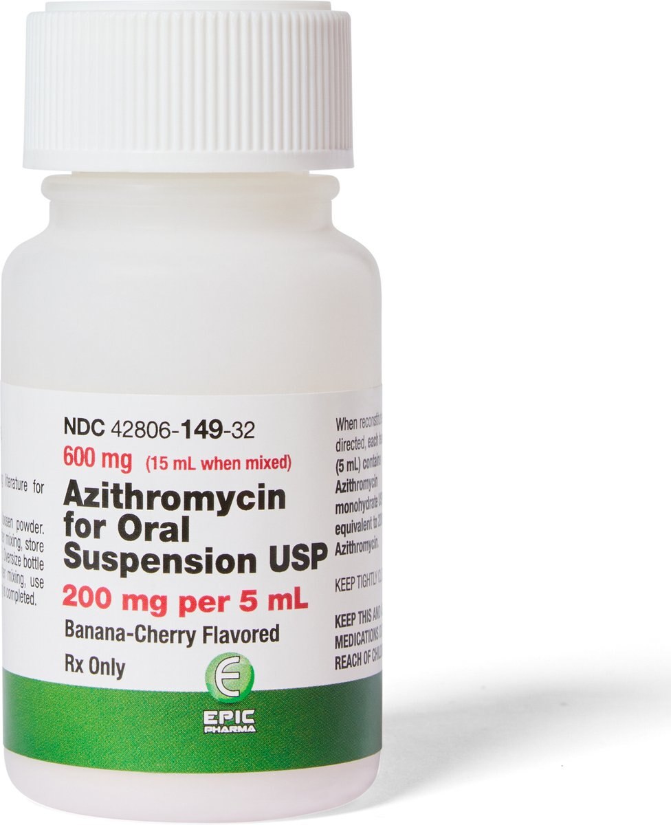 AZITHROMYCIN (Generic) Flavored Powder for Oral Suspension, 200 mg/5 mL ...