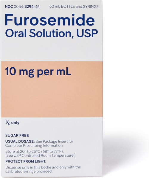 FUROSEMIDE (Generic) Oral Solution for Dogs, 10 mg/mL, 60-cc - Easy ...