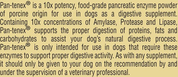 PAN-TENEX 10x Digestive Enzymes Granule Supplement for Dogs, 8.8-oz jar ...