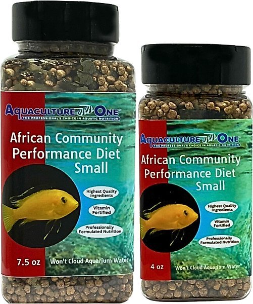 AQUACULTURE-ONE African Community Performance Diet Small Fish Food, 7.5 ...