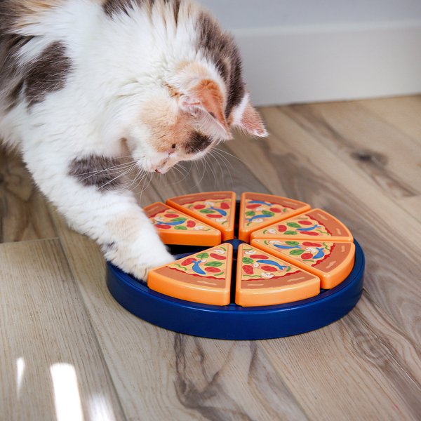 QUIRKY KITTY Pizza Puzzle Interactive Cat Toy - Chewy.com