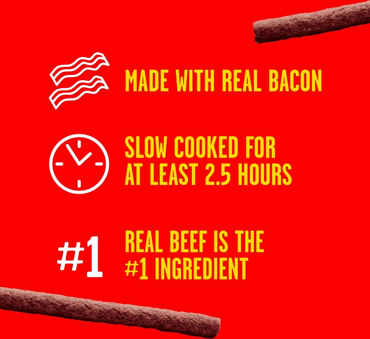 PUP-PERONI Original Bacon Flavor Dog Treats, 22.5-oz bag - Chewy.com