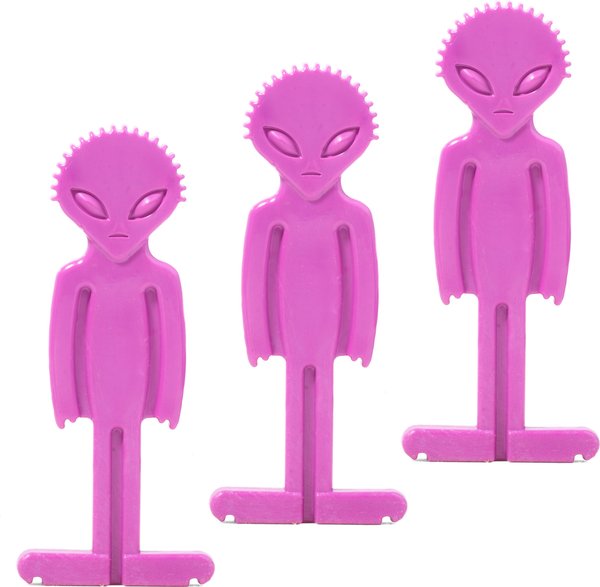 BULLIBONE Alien Bone Nylon Apple & Cinnamon Flavored Dog Hard Chew Toy ...