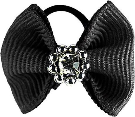 HORZE Sparkling Mane Horse Bows, Black - Chewy.com