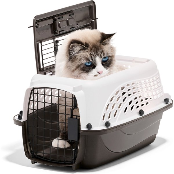 PETMATE Vari Portable Dog & Cat Kennel, Pearl Pink/Black, 19-in, up to ...