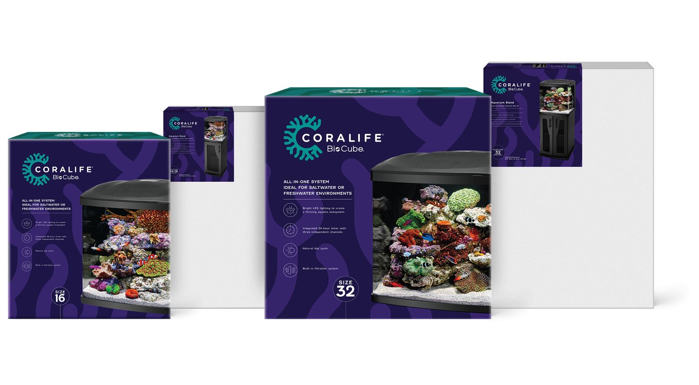 CORALIFE LED BioCube Aquarium Kit, 16-gal - Chewy.com