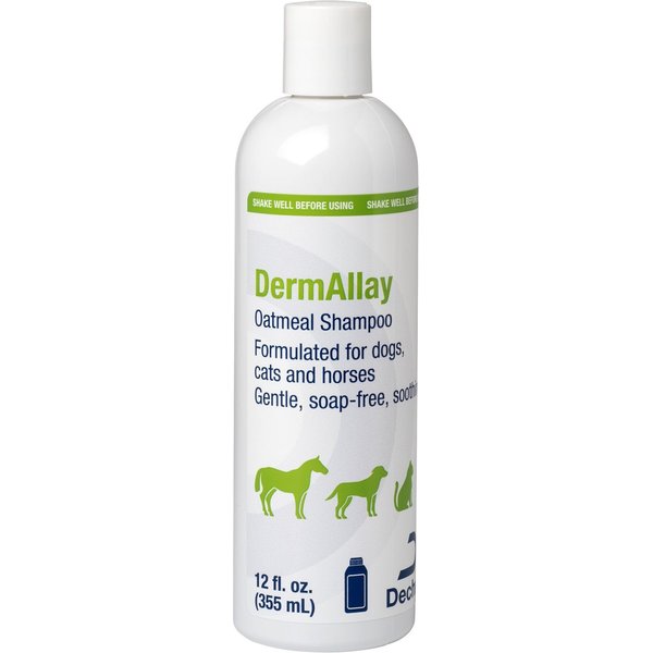 DERMALLAY Oatmeal Shampoo for Dogs, Cats & Horses, 12-fl oz bottle ...