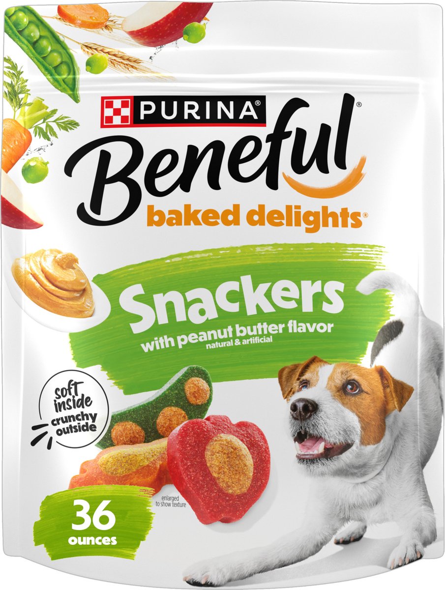 PURINA BENEFUL Baked Delights Snackers with Apples, Carrots, Peas ...