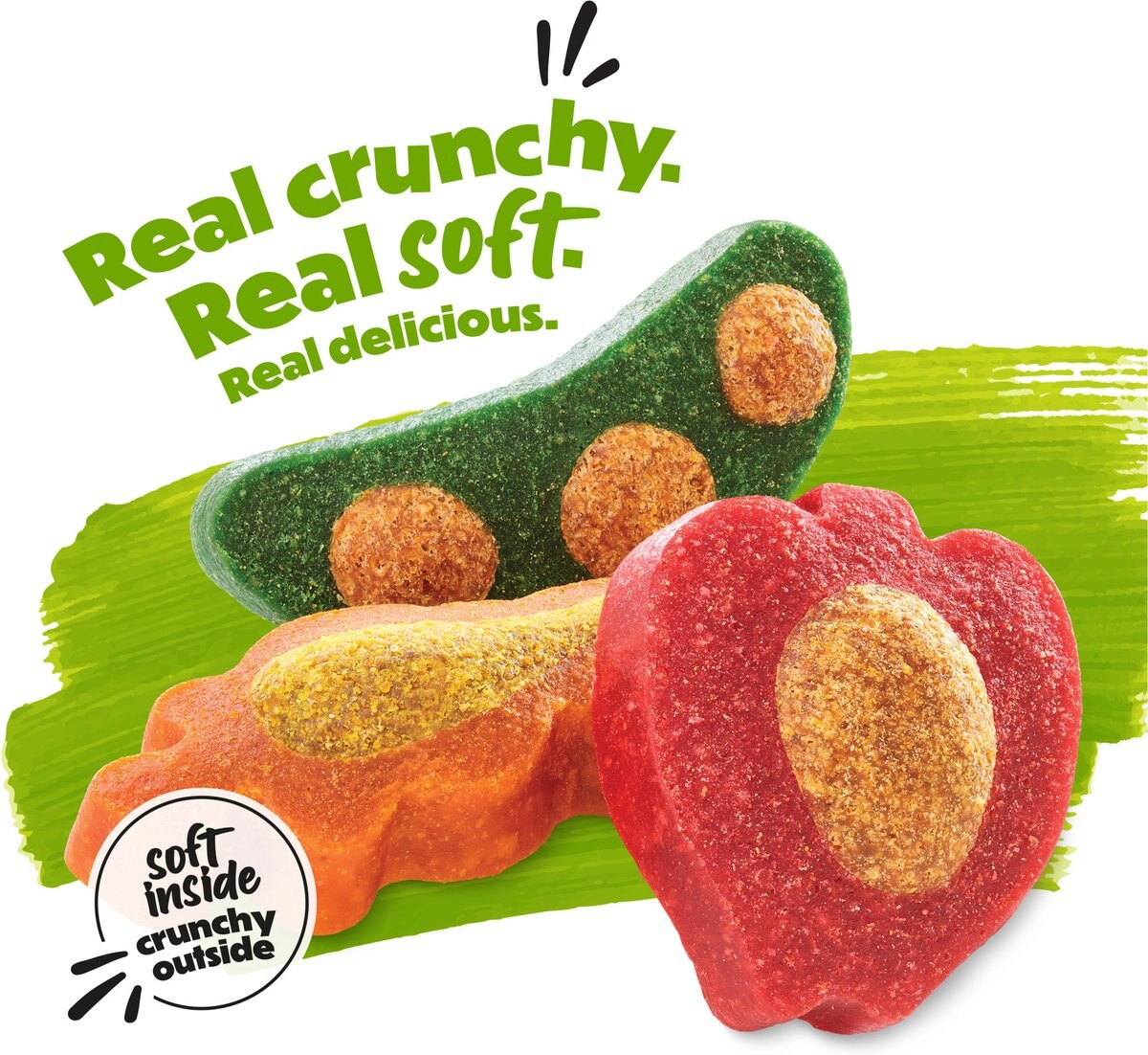 PURINA BENEFUL Baked Delights Snackers with Apples, Carrots, Peas ...