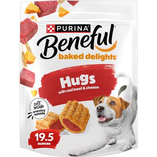 Purina Beneful Baked Delights Hugs with Beef & Cheese | Chewy