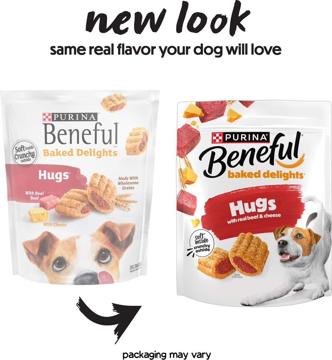 Purina Beneful Baked Delights Hugs with Beef & Cheese | Chewy