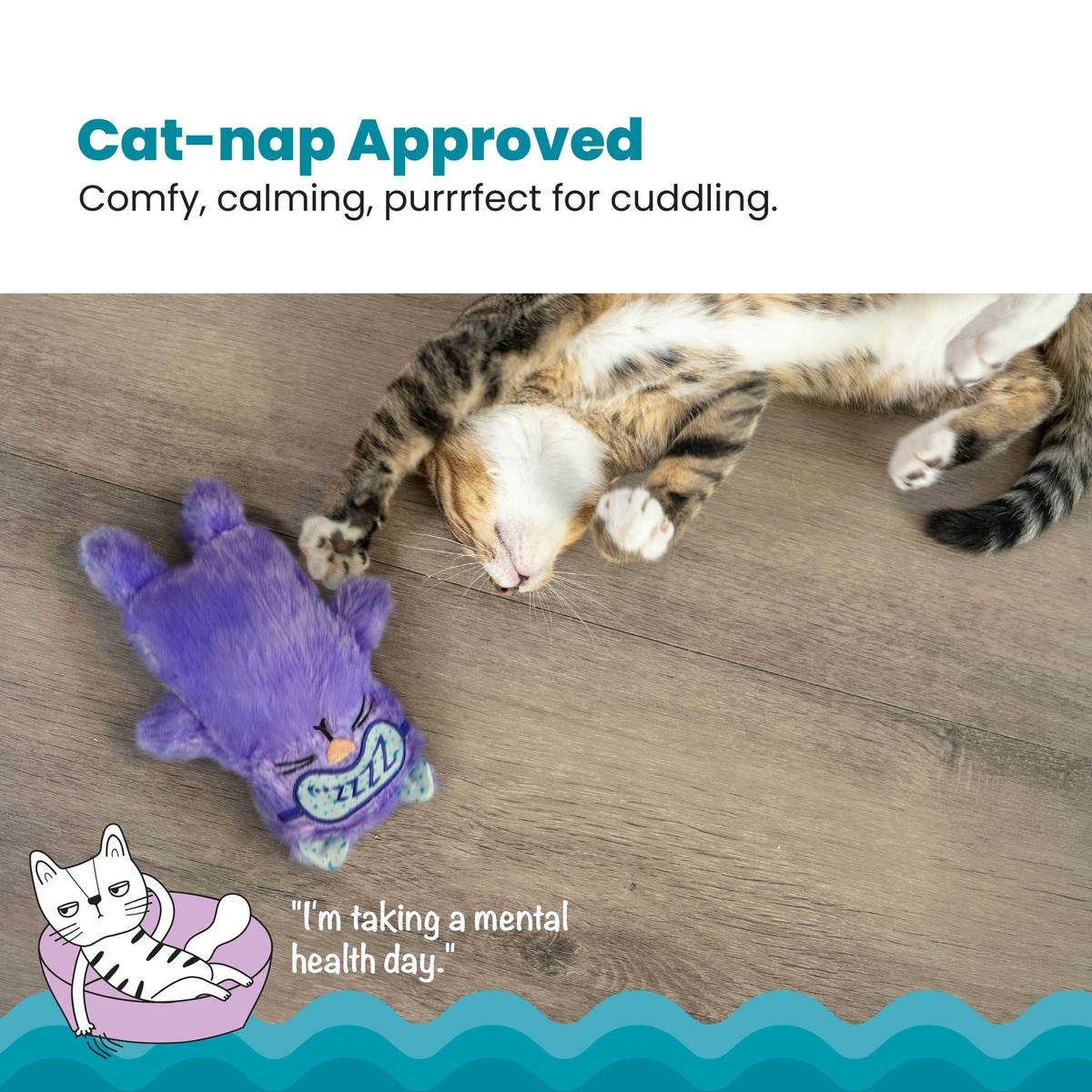 CATSTAGES Purr Pillow Cat Plush Toy - Chewy.com