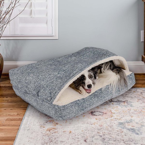 SNOOZER PET PRODUCTS Premium Microsuede Cozy Cave Rectangle Dog Bed ...