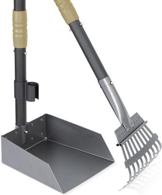 Discontinued - NIUBYA Dog Stainless Steel Rake Pooper Scooper Set ...