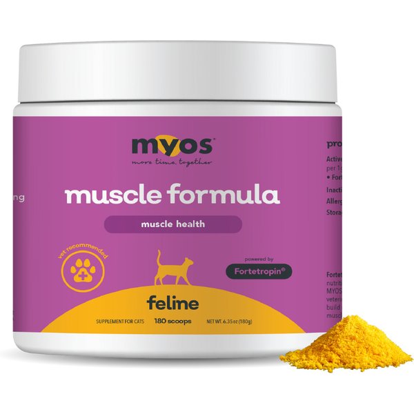 MYOS Feline Muscle Formula Powder Cat Supplement, 180-g - Chewy.com