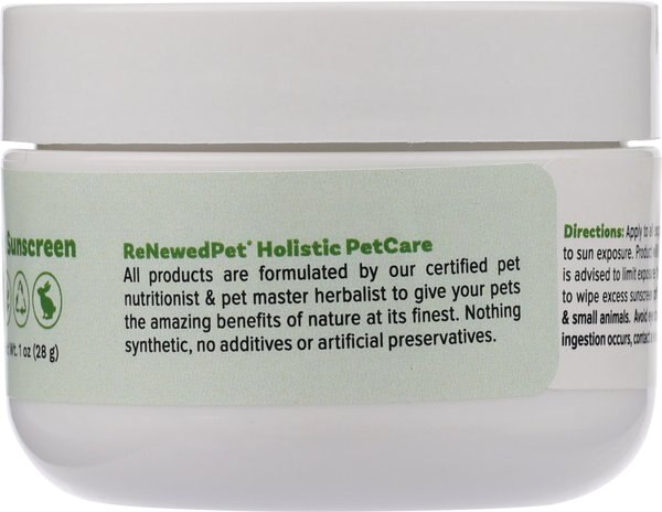 RENEWEDPET Dog & Cat Sunscreen, 1-oz jar - Chewy.com