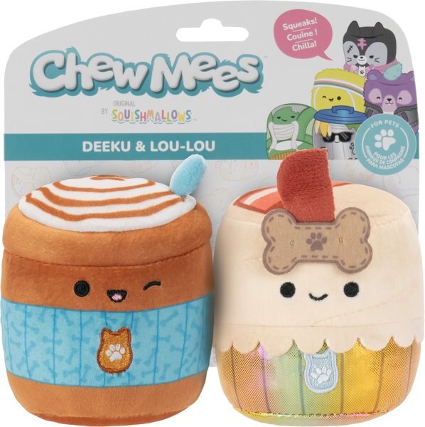 Out of Stock - SQUISHMALLOWS ChewMees Deeku Puppuccino & Lou-Lou Bacon ...