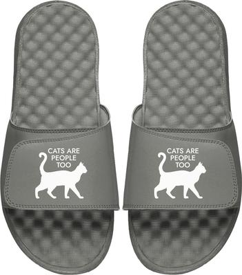 Discontinued - ISLIDE Cats Are People Too Slides, Grey, W14 / M13 ...