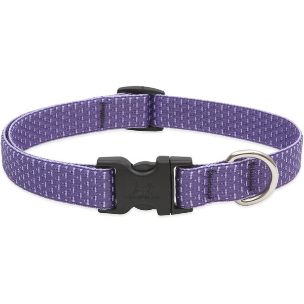 BLUEBERRY PET Soft & Comfy Padded Polyester Dog Collar, Plum Purple ...