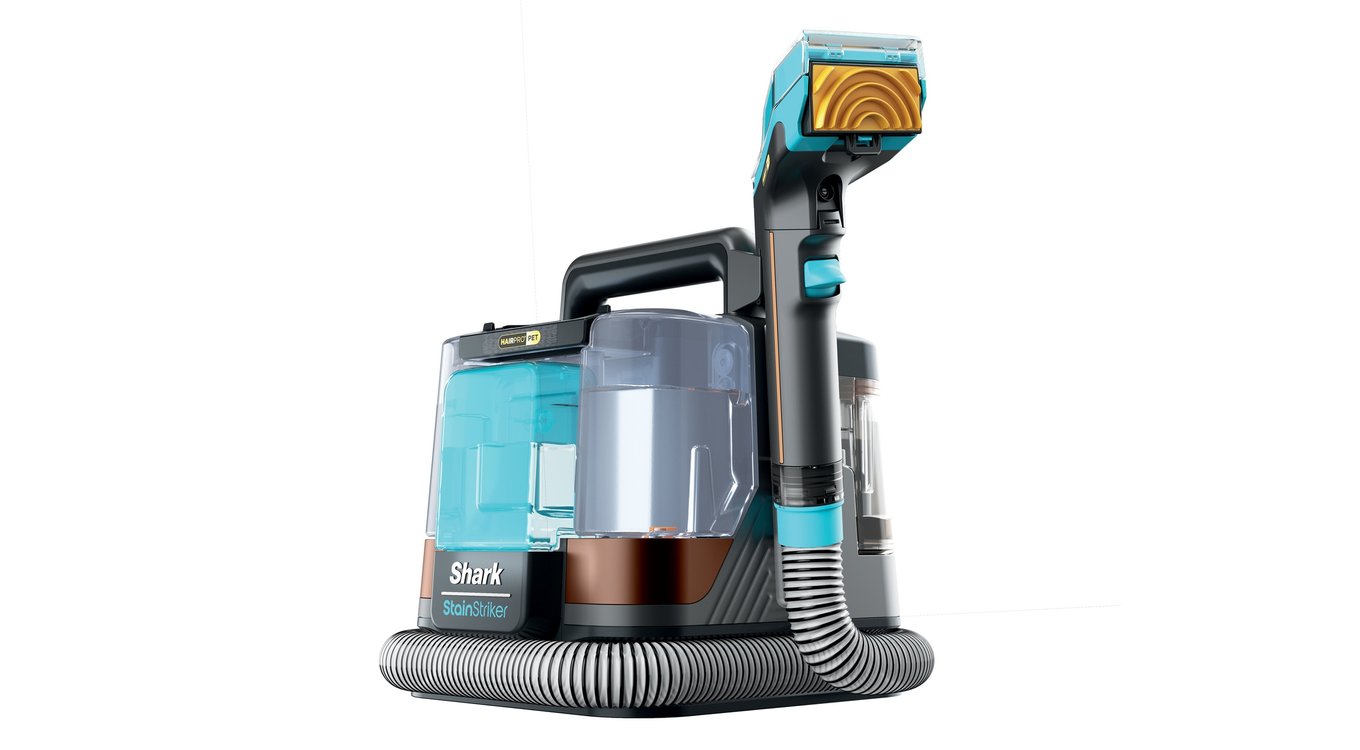 SHARK StainStriker Portable Carpet & Upholstery Cleaner, White - Chewy.com