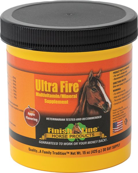 FINISH LINE Ultra Fire Multivitamin Apple Flavor Powder Horse ...